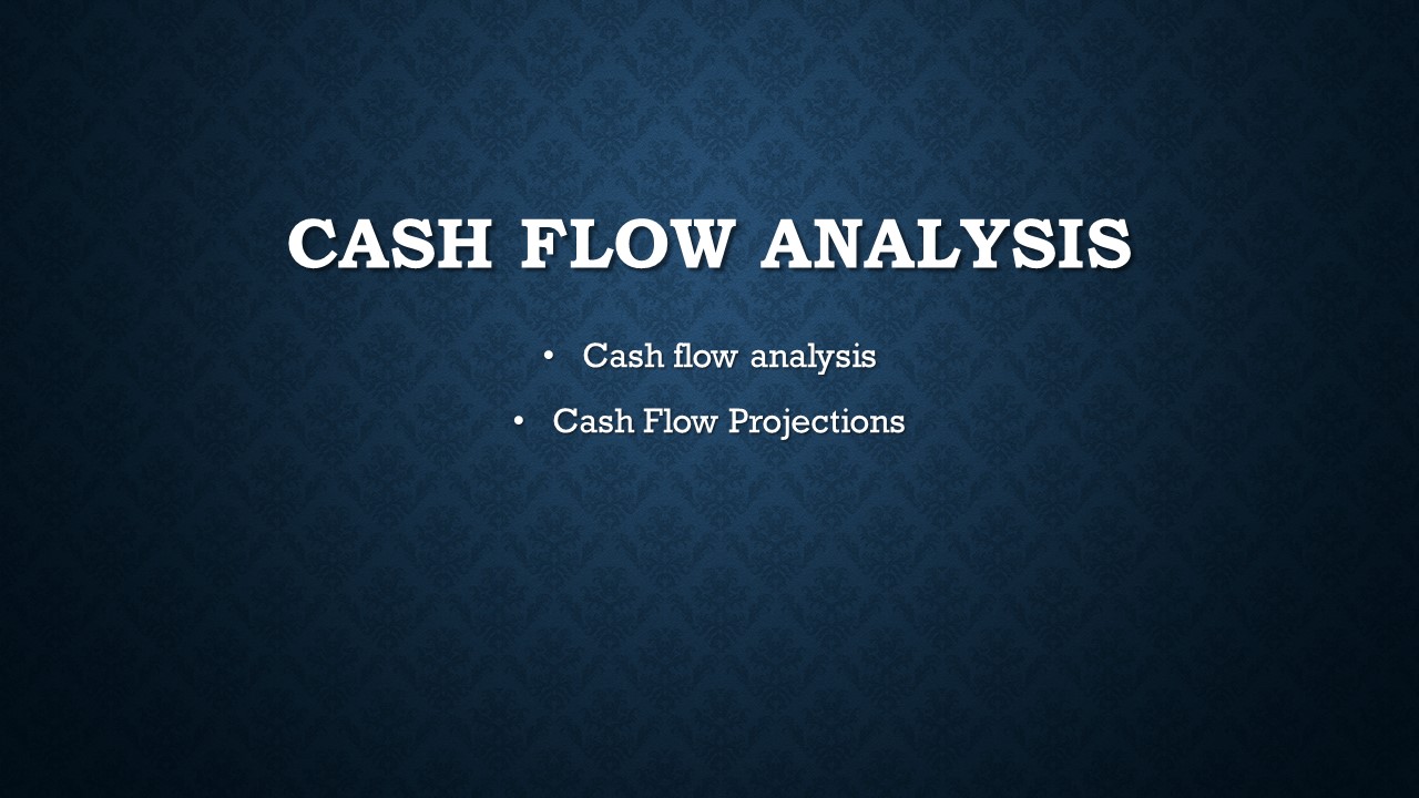 Cash Flow Analysis And Projection Services Harare Research Matters